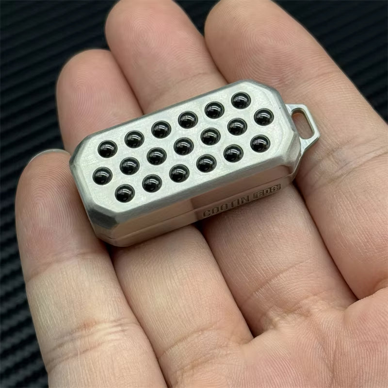 Bubble Magnetic Push Fidget Slider EDC Press Fidget Toy Fun Stainless ...