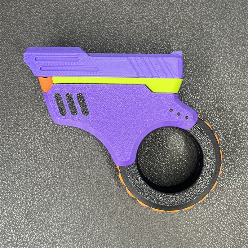 Creative Zoom Gun Fidget Toys 3D Printed Azu Fidget Slider EDC Plastic ...