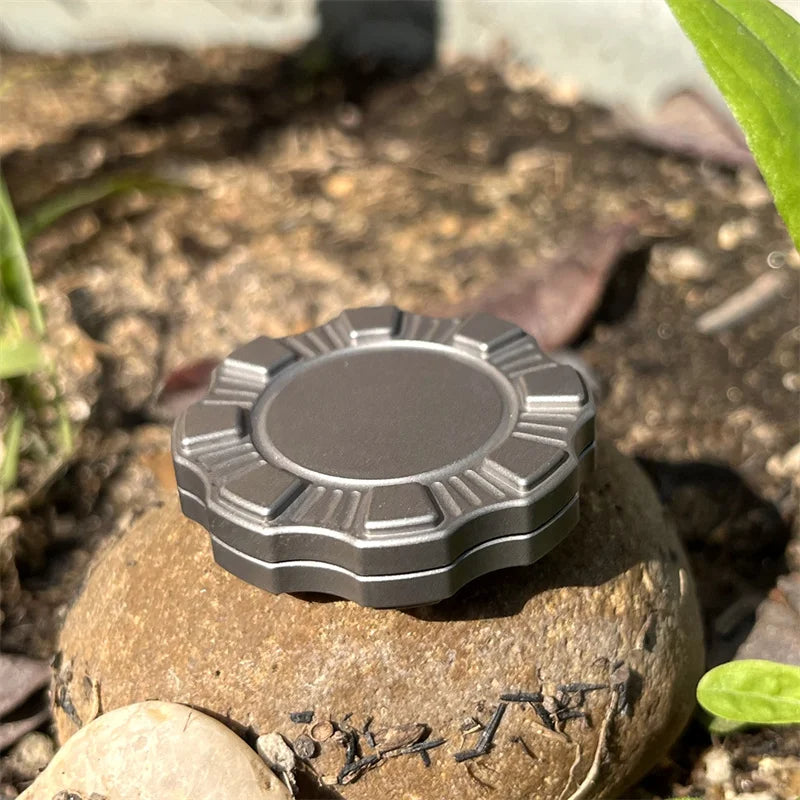 Titanium Alloy Chip Coin Magnetic Haptic Coins Metal Fidget Clicker ED ...