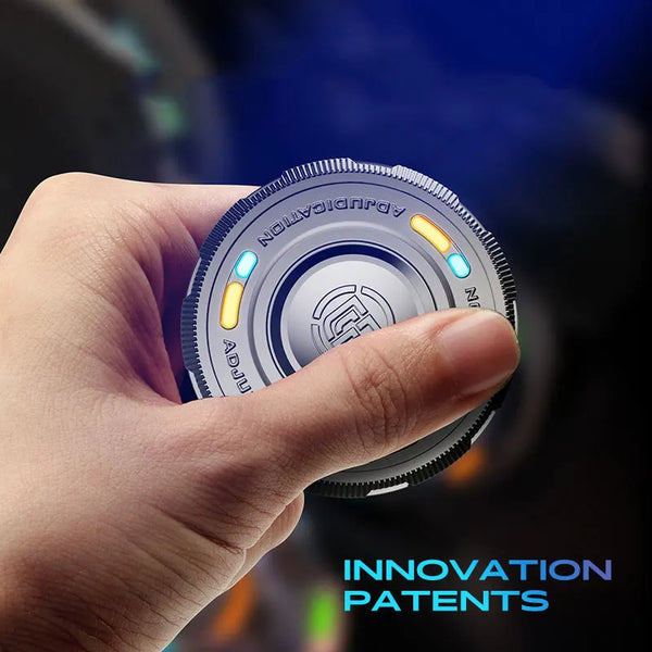 Challenger Luminous Fidget Clicker Spinner EDC Hand Spinner Adult Fidg ...