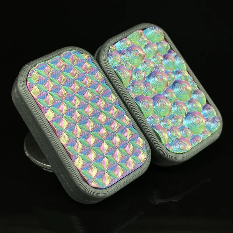 Psychedelic Haptic Slider 3 Click Magnetic Fidget Slider EDC Fidget Cl ...