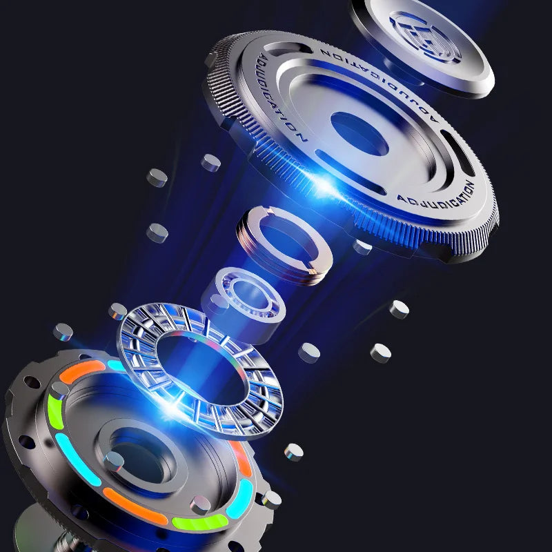 Challenger Luminous Fidget Clicker Spinner EDC Hand Spinner Adult Fidg ...