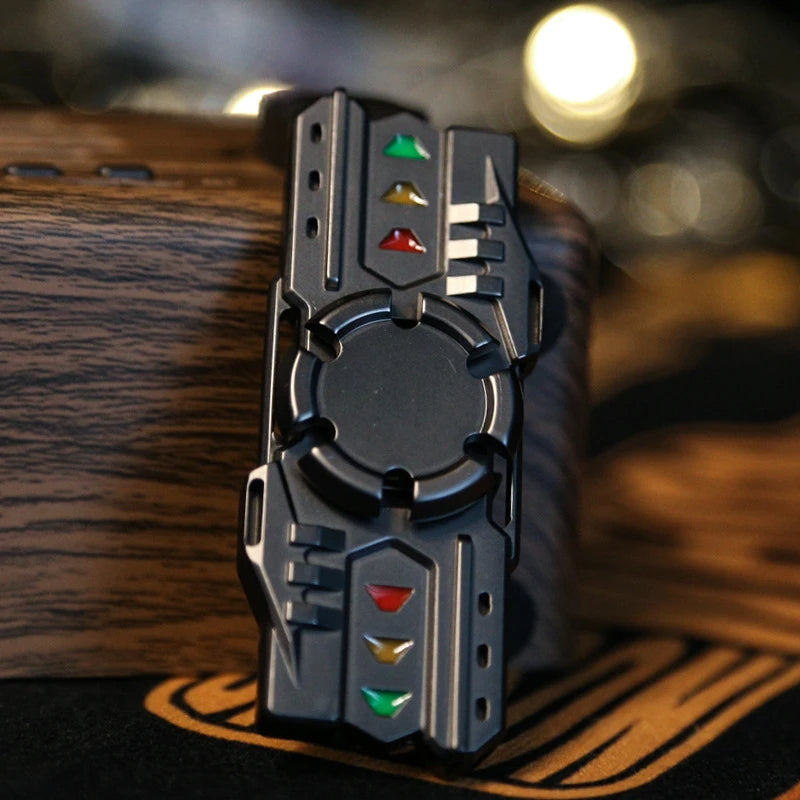 Modern Metallic EDC Fidget Spinner EDC Luminous Cool Fidget Toys Adult ...