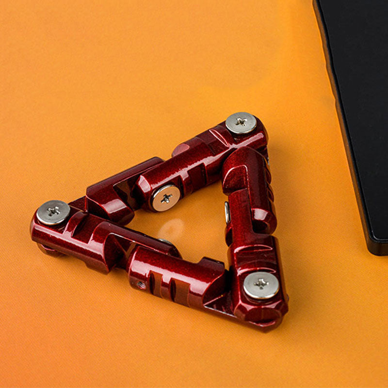 Triangular Fidget Roller Adult Metal EDC Fidget Toys Autism Sensory To ...