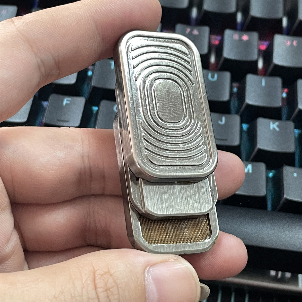 CP3 Three Layer Fidget Slider Adult EDC Metal Fidget Toys Autism ADHD ...