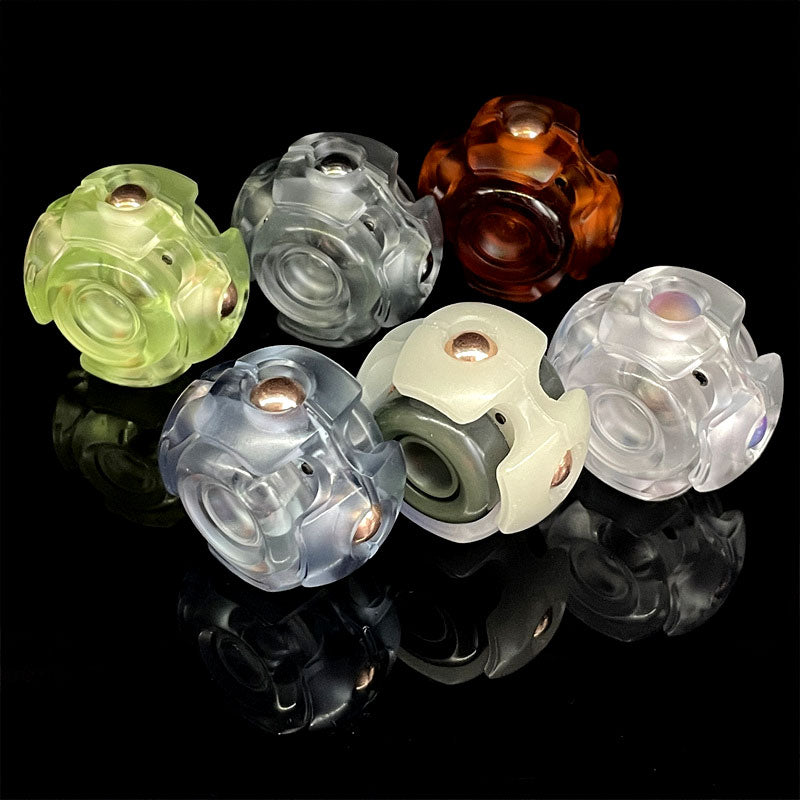 Mechanical Eye Transparent Fidget Spinner EDC Luminous Hand Spinner Fi ...