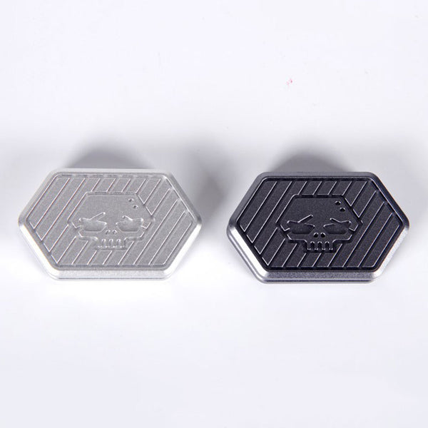Rhombus Skull Magnetic Fidget Slider Adult EDC Metal Fidget Toys Autis ...