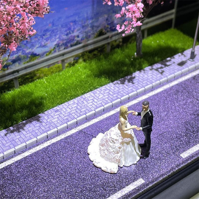 1/64 Scale Resin Model Romantic Wedding Under Mount Fuji Wedding 2 Fig ...